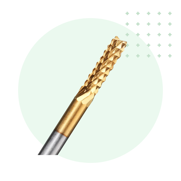 YoraHome CNC Titanium Coated Router Bits (10 Pcs)